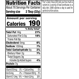 SKIPPY Natural Creamy Peanut Butter Spread Twin Pack 2-Pack, 5 LB