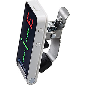TC Electronic POLYTUNE CLIP Clip-On Tuner with Polyphonic, Strobe and Chromatic Modes and 108 LED Matrix Display for Ultimate Tuning Performance