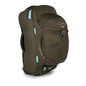 Osprey Packs Fairview 70 Women's Travel Backpack, Misty Grey, X-Small/Small