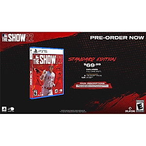 Sony MLB The Show 22 Standard Edition for PlayStation 5