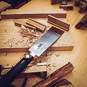 SUIZAN Japanese Pull Saw Hand Saw 7 Inch Ryoba Double Edge for Woodworking Tools Gifts