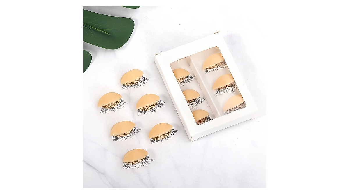 6 Pairs Realistic Eyelids for Eyelash Practice