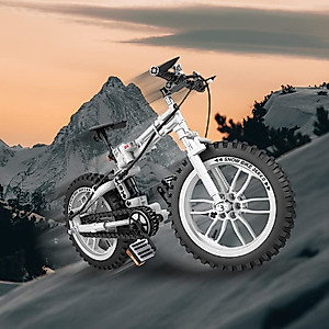 QLT QIAOLETONG Foldable Motorcycle Building Blocks