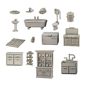 TerrainCrate: Bathroom & Kitchen Miniatures