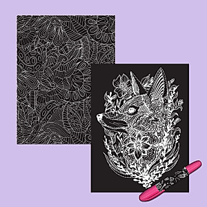 Hinkler Super Kaleidoscope - Electrifying Neon Activity Kit - Space Themed Coloring Book with Neon Stationery and Stickers - Rocket Keyring - Arts and Craft Kits for Kids Aged 6 to 12