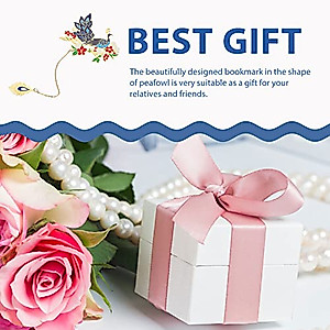 Bookmark Page Metal Marker Book Bookmarks Hollow Clips Bookmarker Delicate Copper Exquisite Peafowl for Boys Girls Gift