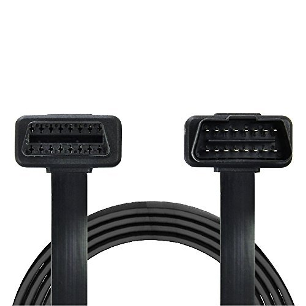Kobra OBD2 Extension Cable for OBD Scanner and OBD2 Scan Tool- Flat Ribbon 16-pin OBD-II Cable - Compatible for All OBD2 Vehicles - 3.9ft