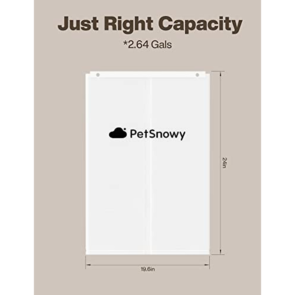 PetSnowy (2024 Premium Version) Snow⁺ Self Cleaning Cat Litter Box & 120 PCS Cat Litter Box Liners Bundle