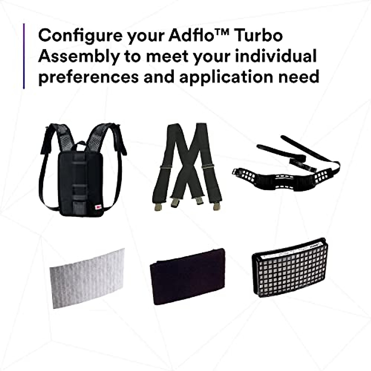 3M Adflo Turbo Assembly 35-5401-01, Lithium Ion Battery, 1 EA/CASE