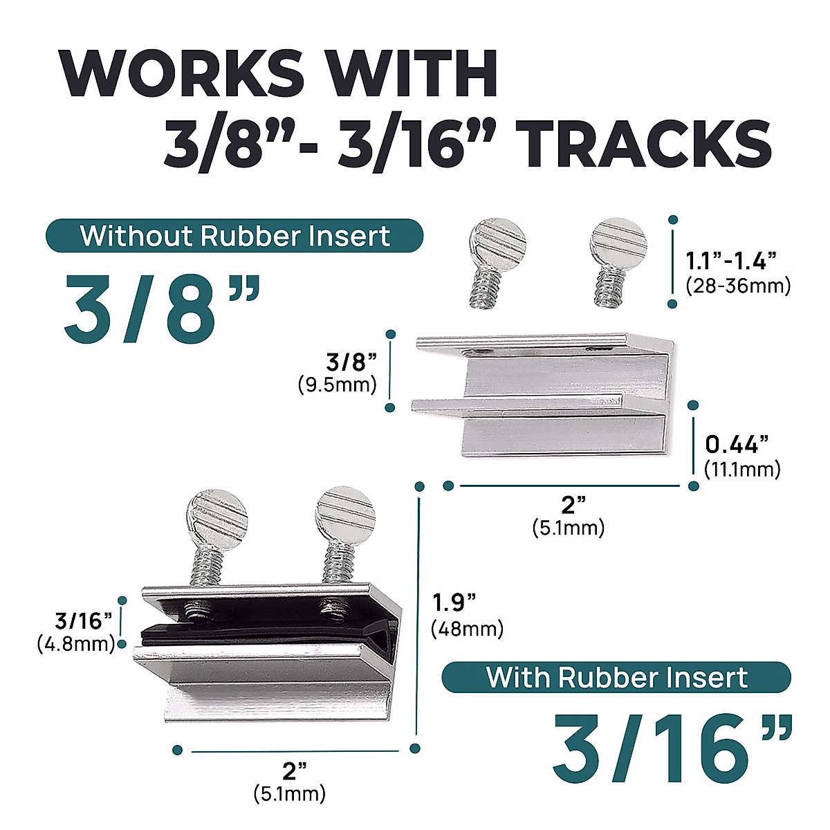 Shop Square Window Locks, 4 Pack Aluminum Thumb Turn Window Lock, Secure Sliding Windows & Doors, No-Drill Install, Child Proof, Indoor Outdoor, Requires 28-36mm Clearance