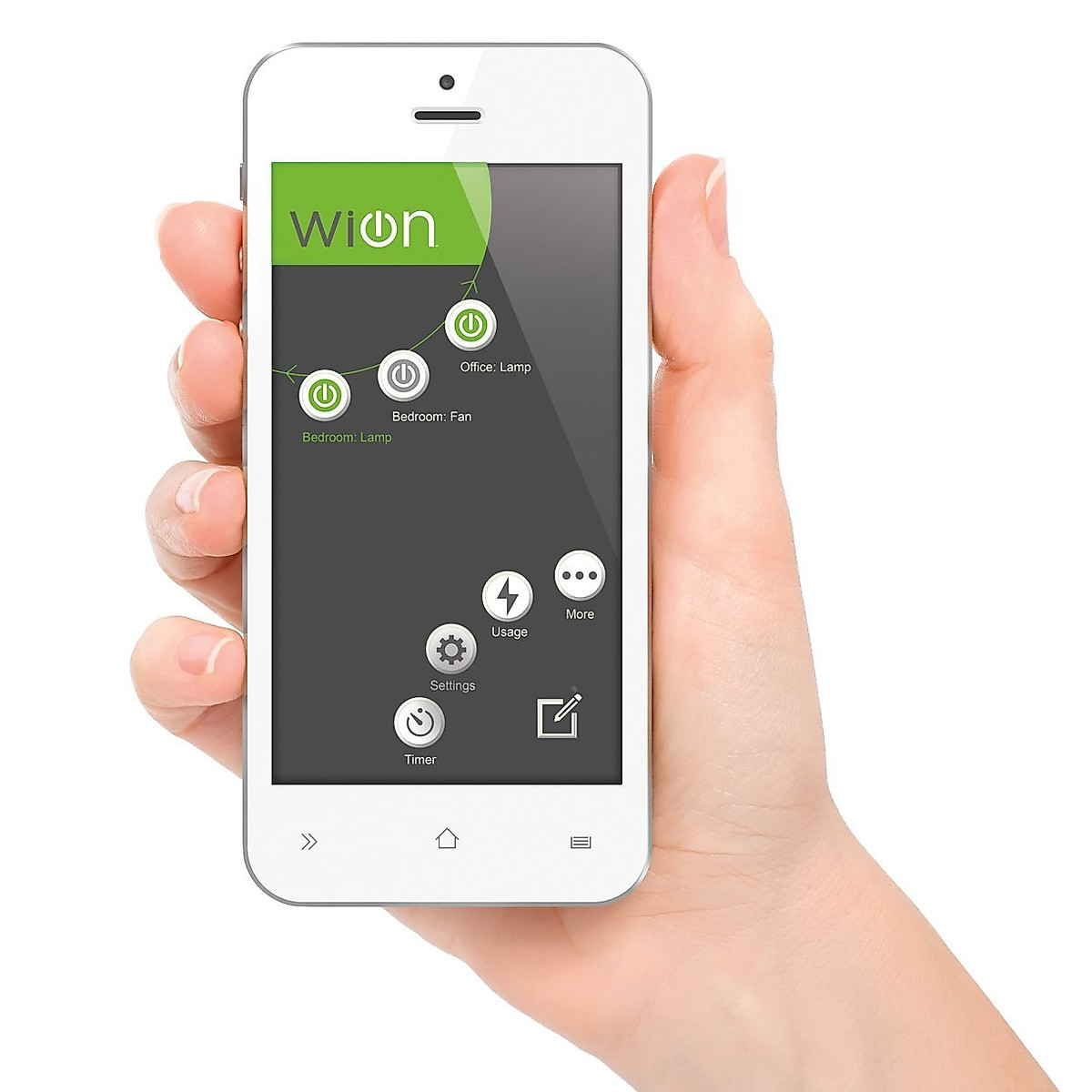 WiOn 50051 Indoor Wi-Fi Smart Surge Protector, 6 Grounded Outlets