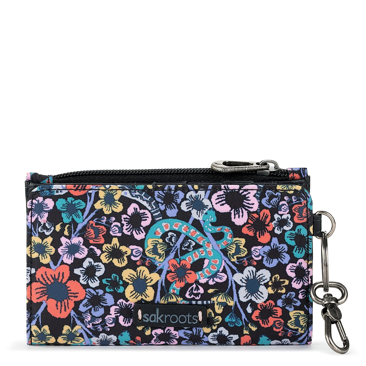 Sakroots Eco-Twill Encino Essential Wallet, Pink Mojave Canyon