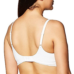 Warner's Women's Cloud 9 Super Soft Wireless Lightly Lined Comfort Bra RO5691A, White, 34B