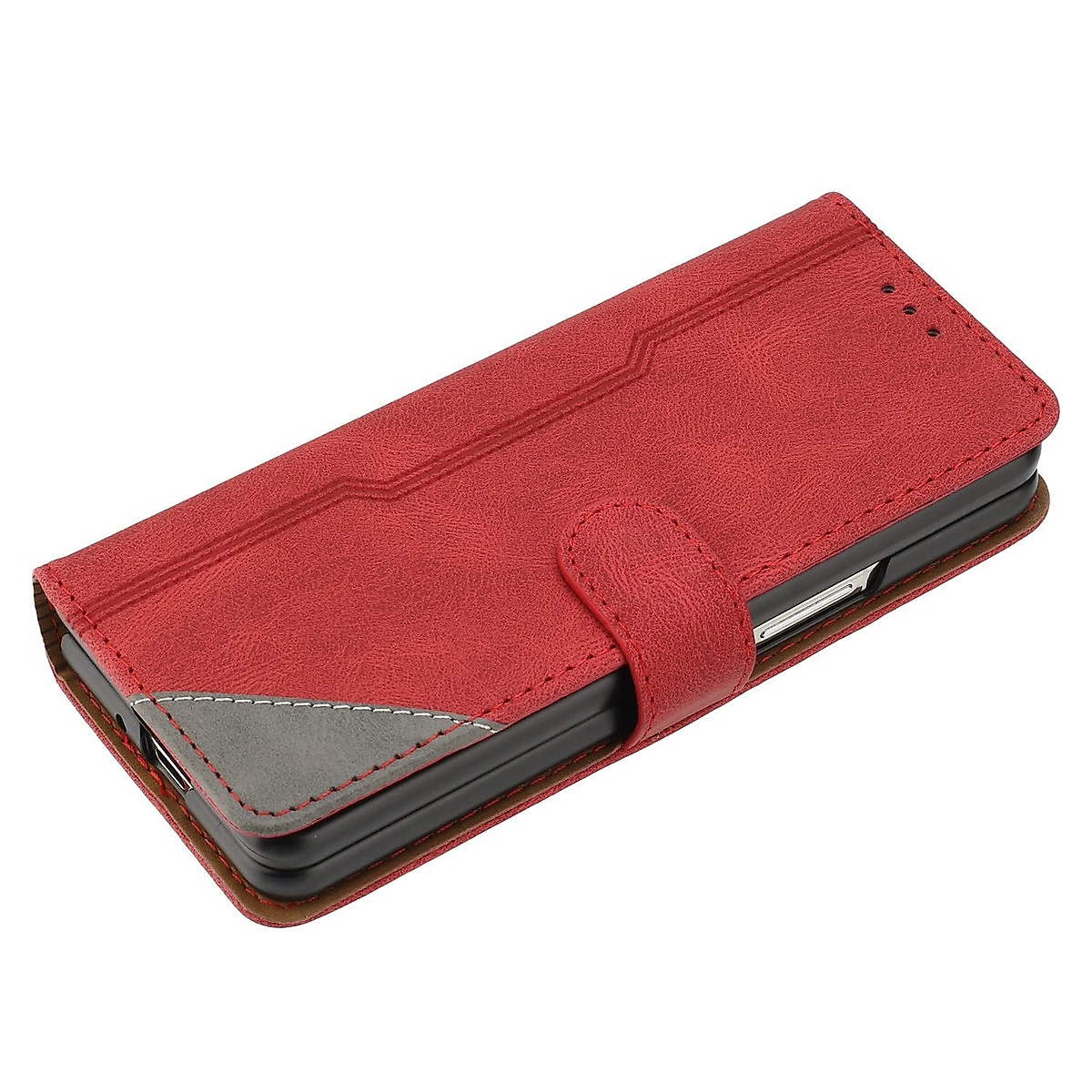 Smartphone Flip Cases Compatible with Samsung Galaxy Z Fold 5 2023 Case, Samsung Galaxy Z Fold 5 Wallet Case Slim PU Leather Phone Case Flip Folio Leather Case Card Holders Shockproof Protective Case