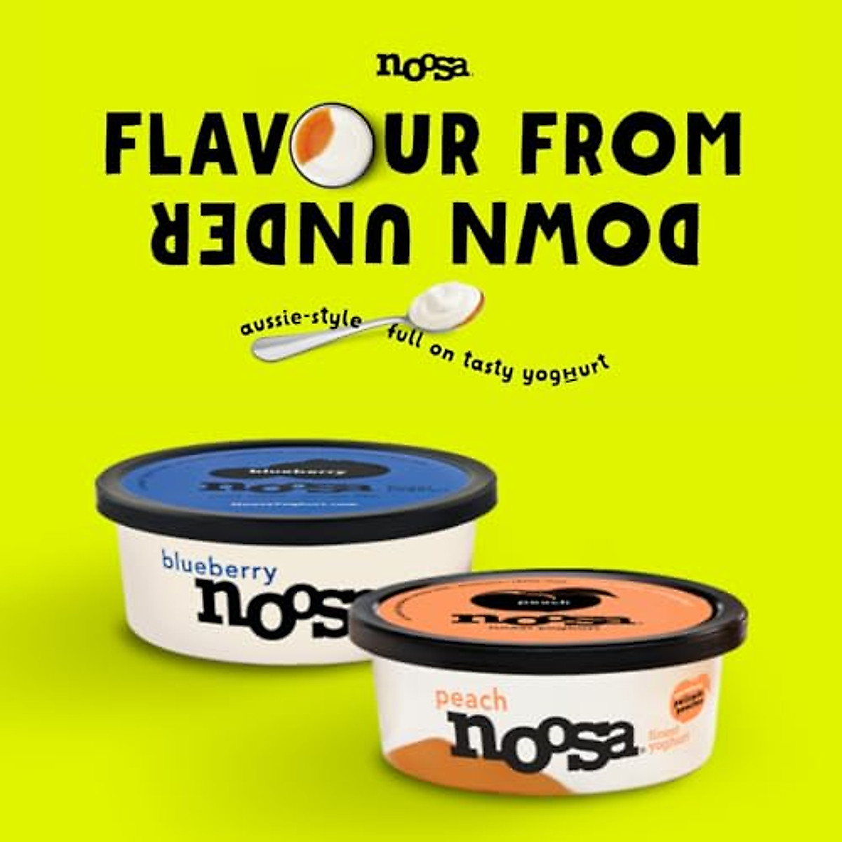 noosa Yoghurt, Strawberry Rhubarb, 8oz, Probiotic, Whole Milk Yogurt, Real Strawberries, Rhubarb, No Artificial Ingredients, Gluten Free