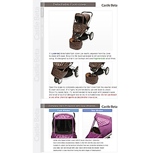 Manito Castle Alpha Stroller Weather Shield (Black)