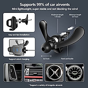 Cup Holder Phone Mount,15W Wireless Charger Car Phone Holder for Air Vent and Cup Holder,Cup Holder Phone Holder Compatible with Samsung Galaxy Z Fold 4/3/2,iPhone 13/12/11/X/8,Auto Clamp 5.6in-7.4in