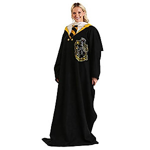 Northwest Comfy Throw Blanket with Sleeves, 48 x 71 Inches, Hufflepuff Rules