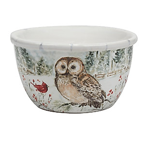 Certified International Winter's Walk 5.25" Ice Cream/Dessert Bowls, Set of 4