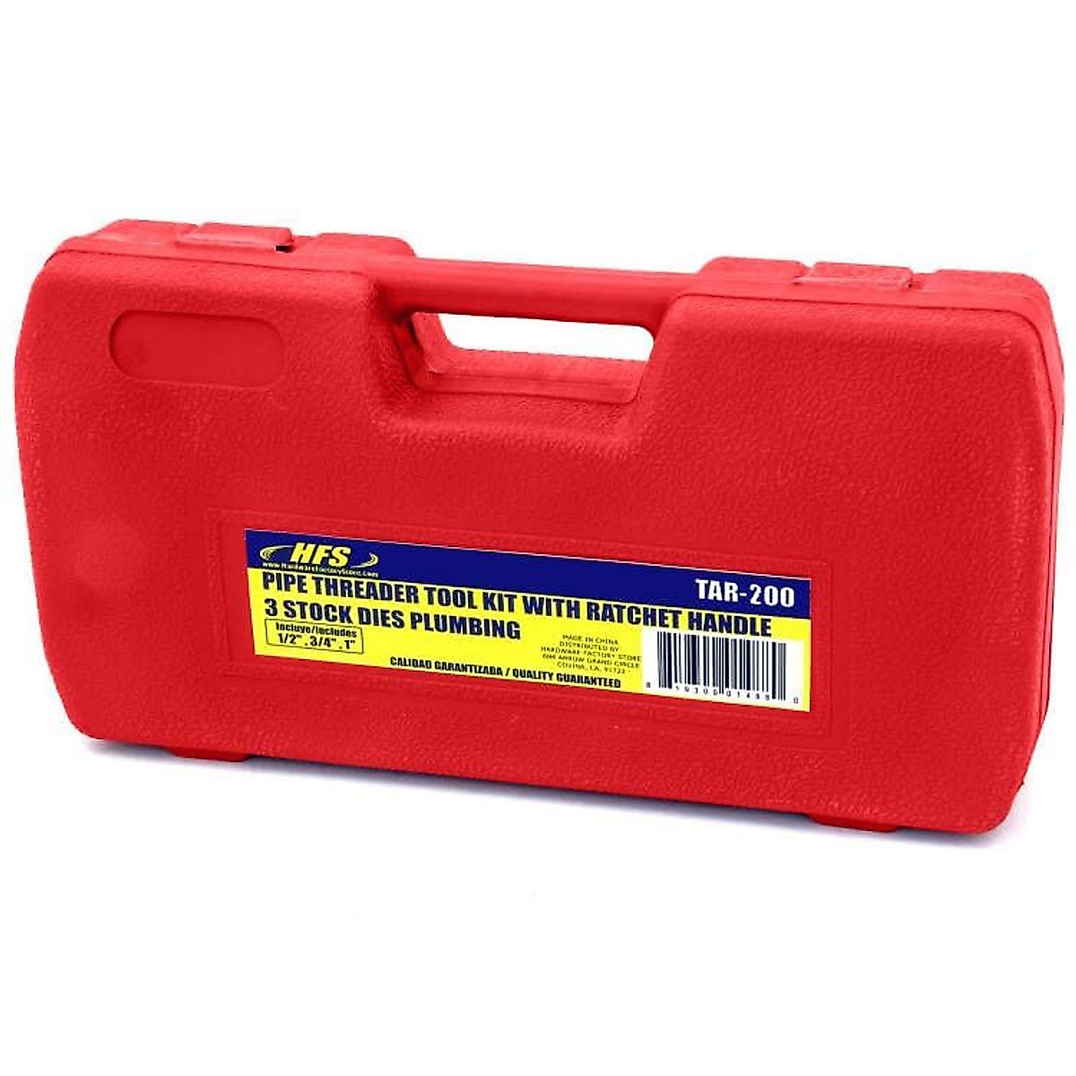 HFS (R Ratchet Pipe Threader Kit Ratcheting Pipe Threading Tool Set (5dies)