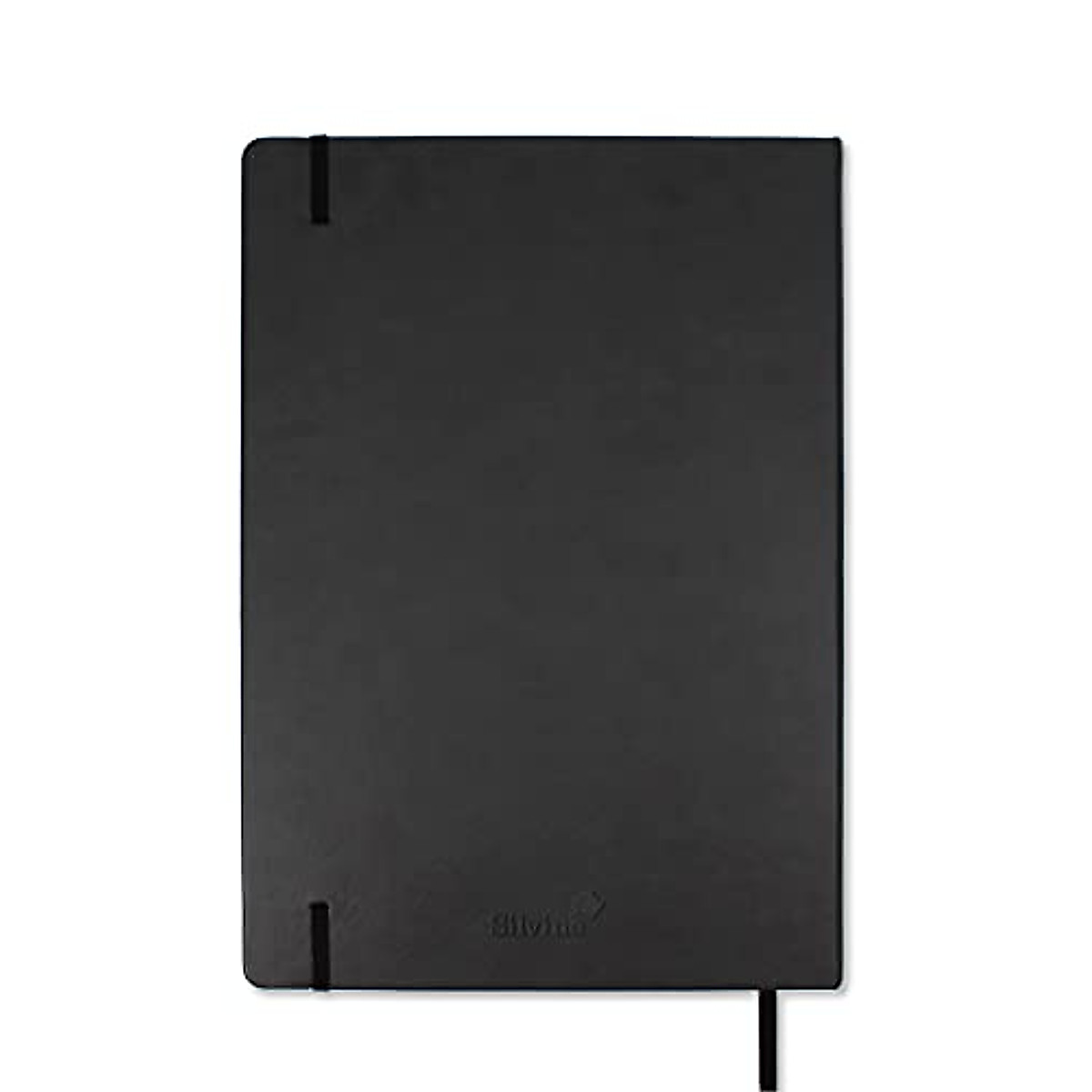 Silvine A4 Executive Hardback Notebook/Journal Black. 160 Dotted Pages of 90gsm Premium Ivory Paper