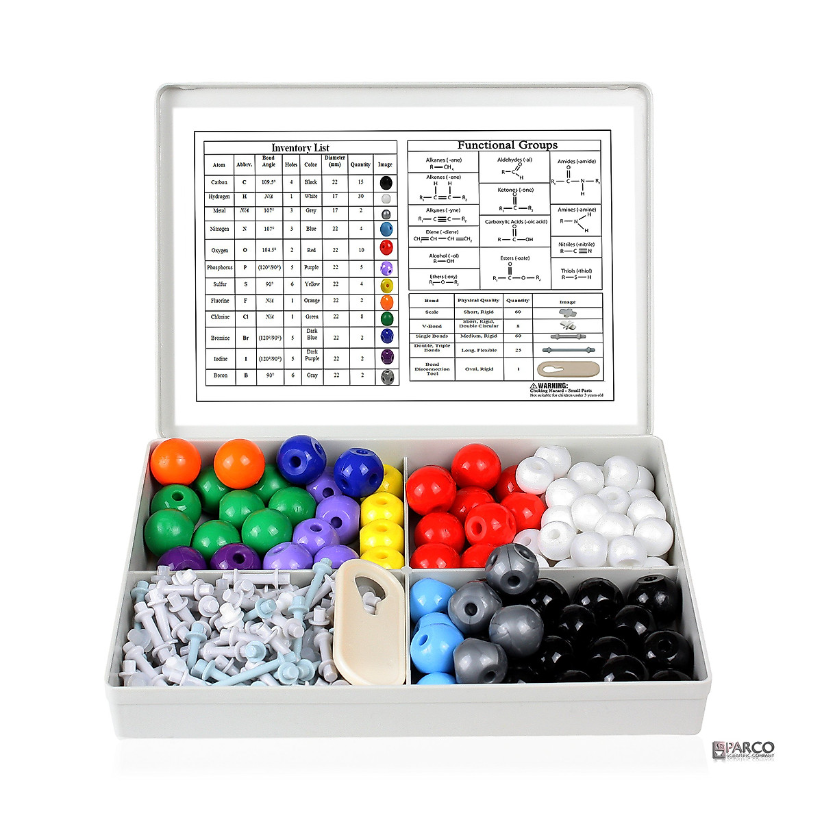 Parco Scientific PCM008 240PCs Molecular Model Kit