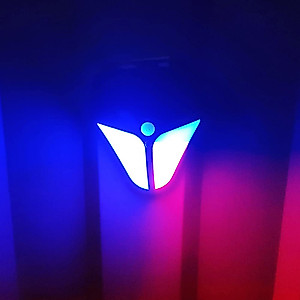 Aolyty Solar Strobe Warning Lights 90DB Alarm Outdoor,4 Working Modes Solar Power Motion Sensor Alarm Light,IP65 Waterproof Security Siren Light for Pasture,Home,Farm,Barn,Villa,Yard