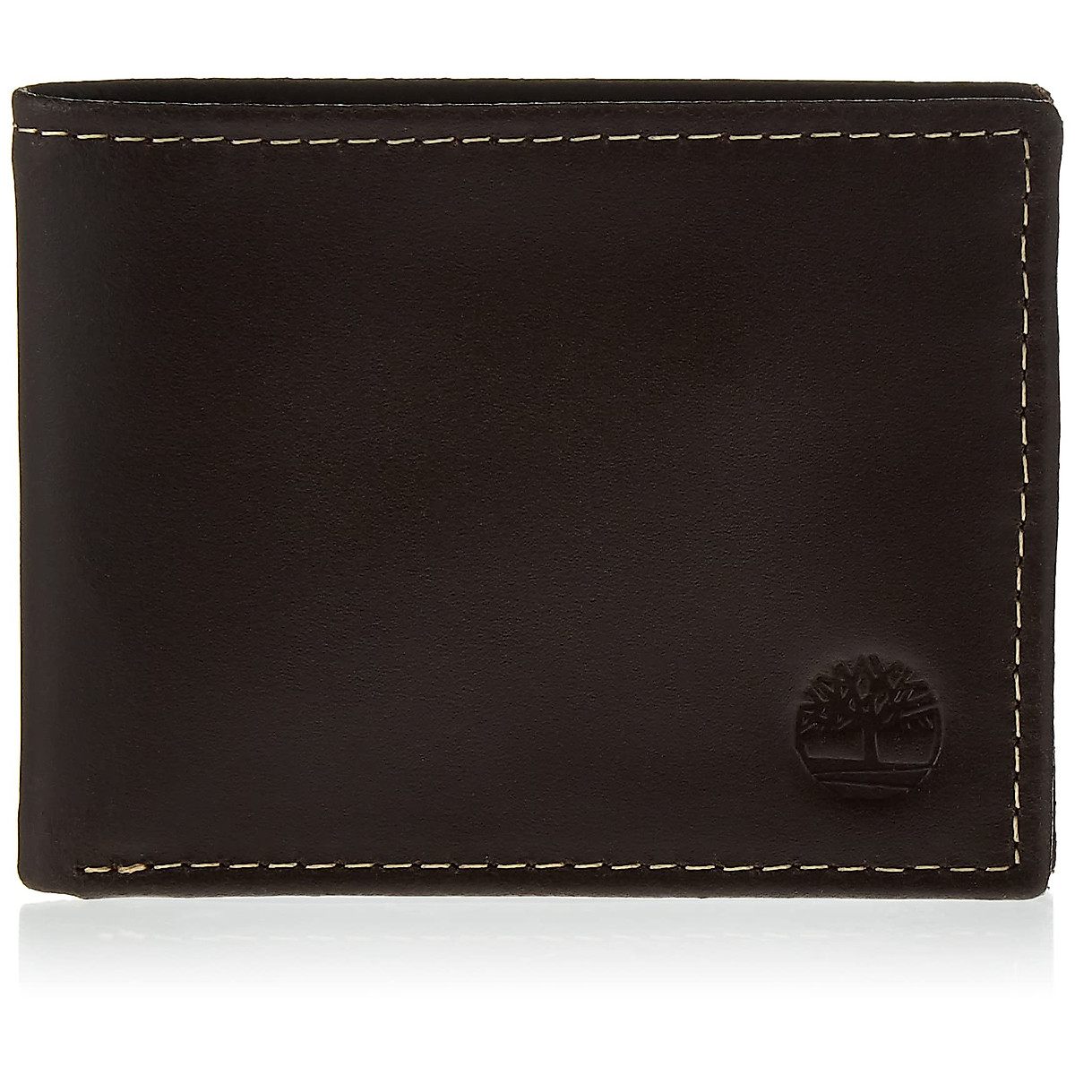 Timberland mens Sportz Quad Leather Passcase Wallet , Dark Brown, One Size