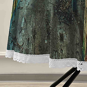 JOHIZUTA Round Table Cloth,Lost Places Abandoned Factory Hall Decorative Tablecloth Washable Table Cover for Home Decor Dinner Kitchen Dining Indoor and Outdoor Use,60"