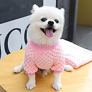 Dog Sweater Dog Sweaters for Small Medium Dogs Warm and Soft Dog Clothes for Small Dogs Boy or Girl Puppy Sweaters for Small Dogs Winter Pet Dog Cat Sweater Clothes