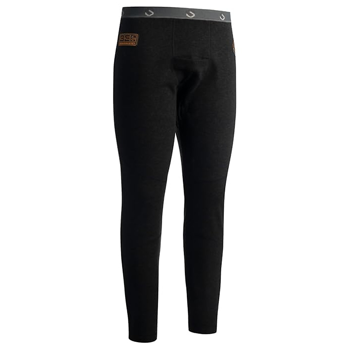 ScentLok Bowhunter Elite:1 Trek Merino Wool Base Layer Thermal Pants for Men (Blackout, Large)