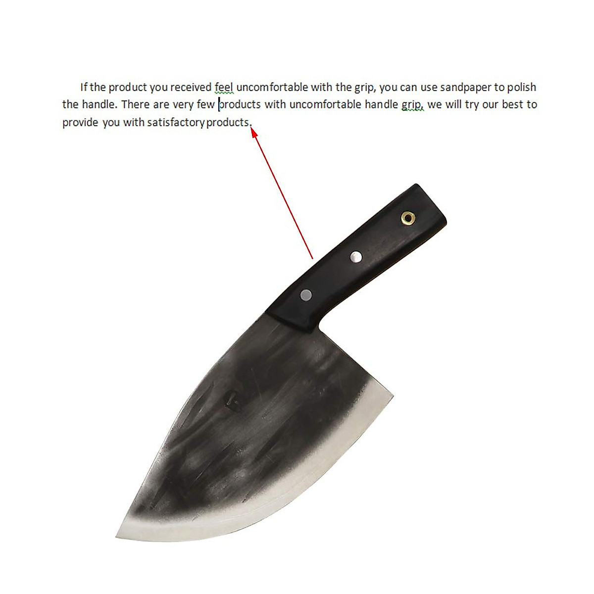 LICAIDAO Manual forging Kitchen Knife Chef's Meat Cleaver Butcher Knife Vegetable Cutter With High Carbon Clad Steel