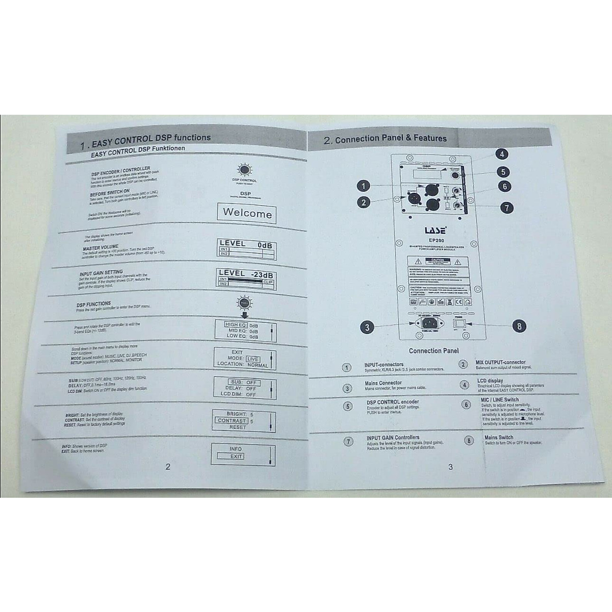 New ! Compatible Aftermarket Replacement Amplifier Module LASE - EP200 for Electro Voice EV - ELX 200-10P;ELX200-12P;ELX200-15P