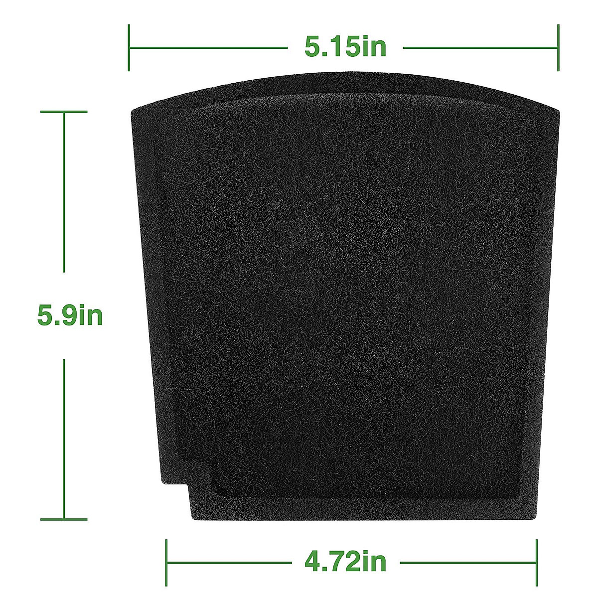 True Air Replacement Carbon Filters Compatible with Hamilton Beach Pet TrueAir Purifier Odor Eliminators Model 04384, 04386, 04532GM, 04530G, 04530GM & 04531GM,Compared to part #04234G (10-Pack)