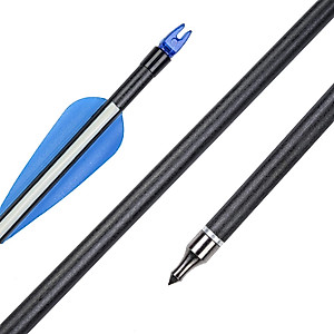 Fiberglass Archery Target Arrows 32 Inch for Youth Children Women Beginner Shooting Practice with Compoud Recurve Bow