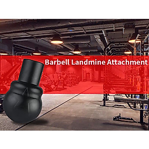Landmine Attachment for Barbell by SEWD – Portable 2” Olympic Barbell Landmine Exercise Base for Presses, T Bar Row, Rotation, Split Squats and Home Gym Workouts