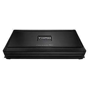 TORO TECH – RX4S, 80 Watts x 4 RMS @ 4 Ohm / 4 Channel Car Amplifier, Sound Quality Class A/B Design, Built-in Auto Sensing Turn-On, Full Range Speaker or Subwoofer Amplifier