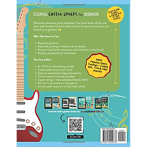 Essential Guitar Chords for Beginners: Easily Learn the Most Popular Chords Used in Your Favourite Songs with Lessons & Online Audio (Learn Guitar Books for Beginners +)