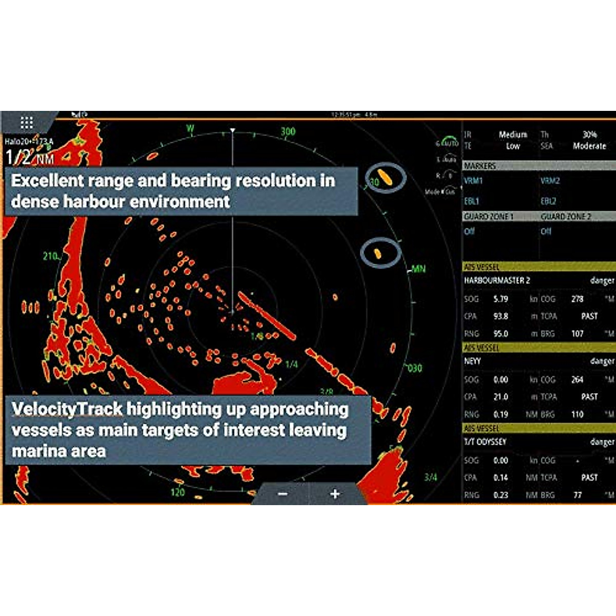 Lowrance Halo 20+ Radar, Black, One Size (000-14542-001)