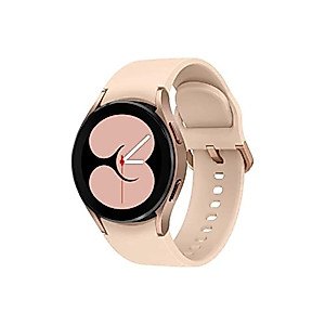 Samsung Galaxy Watch 4 40mm R865 Smartwatch Bluetooth WiFi + LTE with ECG Monitor Tracker for Health Fitness Running Sleep Cycles GPS Fall Detection - (Renewed) (Pink Gold)