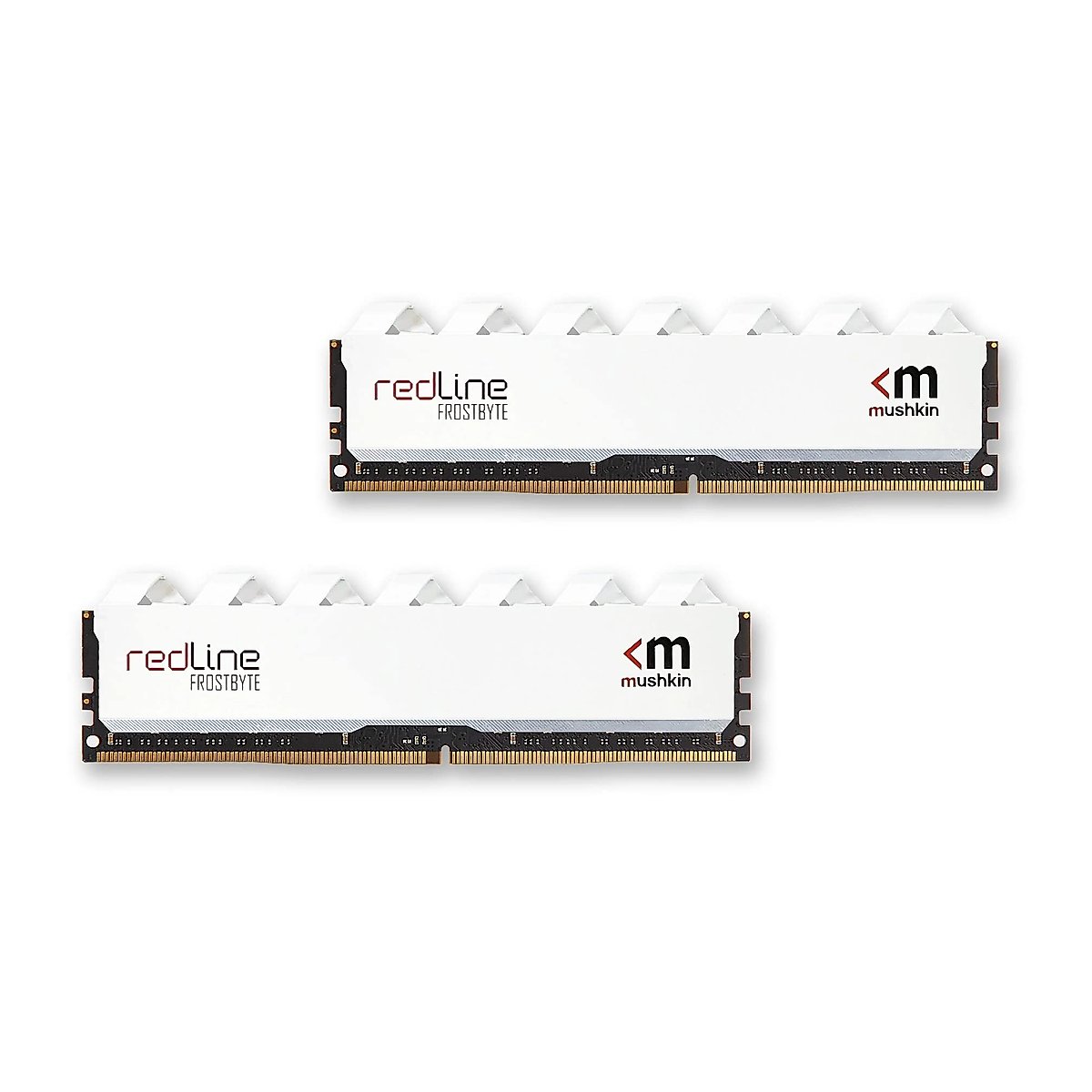 Mushkin Redline White - DDR4 UDIMM - 64GB (2x32GB) 3200MHz CL-14-288-pin1.4V Desktop Ram - Non-ECC - Dual Channel - FROSTBYTE Heatsink (MRD4U320EJJP32GX2)