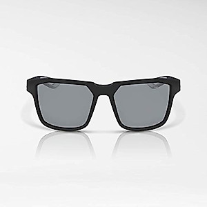 Nike Fleet Square Sunglasses, Matte Black, 55 mm
