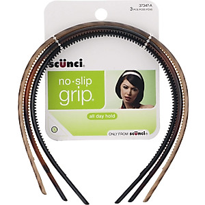 SCUNCI NO SLIP SKINNY HEADBAN 3PC