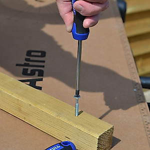 Faithfull FAISDPZ1L Soft-Grip Long Reach Screwdriver Pozidriv PZ1 x 250mm