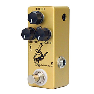 YMUZE Moskyaudio Golden Horse Guitar pedal with Overdrive Function
