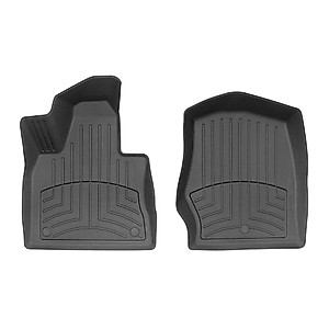 WeatherTech FloorLiner HP Custom Fit Floor Mats for Ford Explorer Hybrid, Explorer ST, Explorer - 1st Row (4415751IM), Black