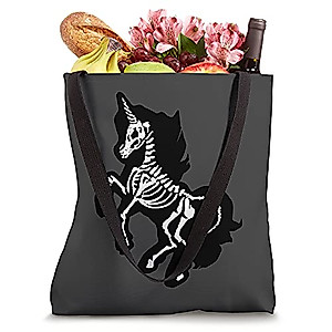 Gothic Unicorn Skeleton Kawaii Alternative Goth Tote Bag