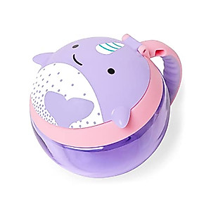Skip Hop Baby Snack Container, Zoo Snack Cup, Narwhal