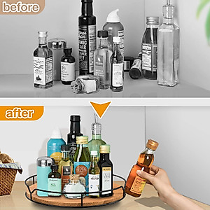 10" & 11" Lazy Susan Organizer - Carbonized Black