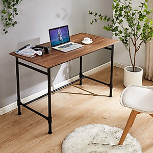 Computer Desk, Sturdy Office Desk, Modern Simple Study Desk, Writing Computer Desk, Home Office Desks, Rustic Computer Table, Home Office Industrial Style Laptop Table, Work Desk, Notebook Desk